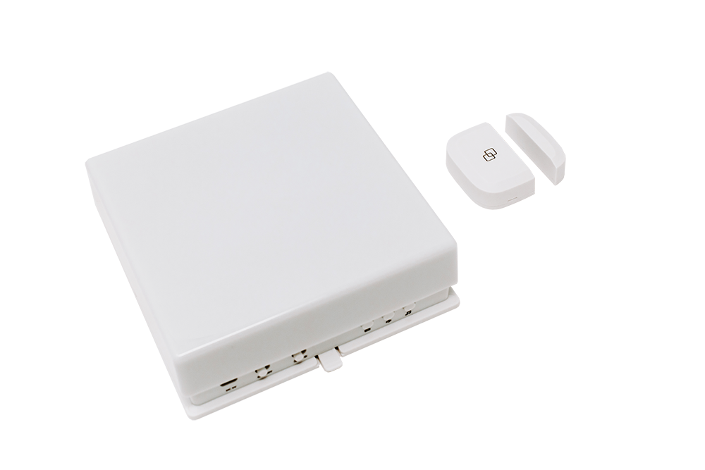 SquareGlow Sensor & Non-WiFi Flasher Kit - Instant Door/Window Alerts